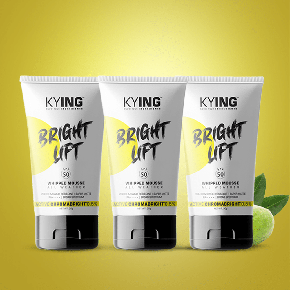 KYING Bright Lift Whipped Mousse SPF50, with Active Chromabright for ...