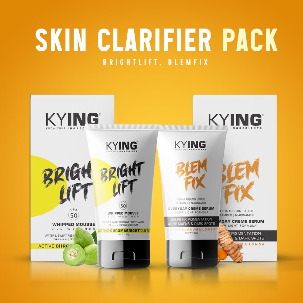KYING Skin Clarifier Pack, Blemfix 30g & Brightlift 30g - KNOW YOUR ...
